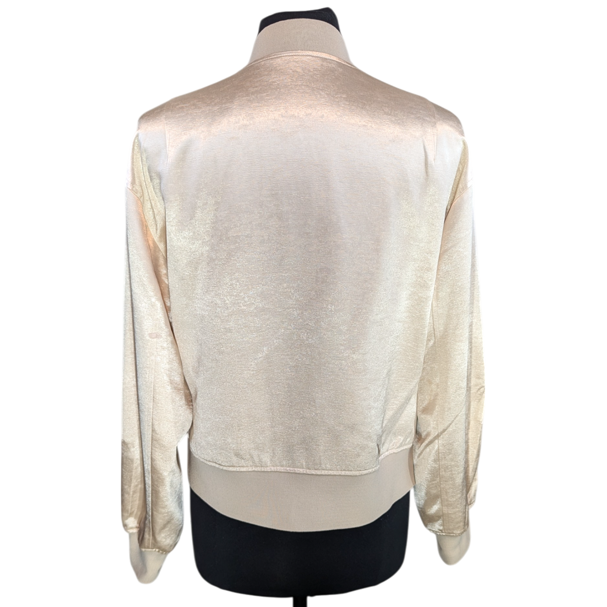 Textured Satin Bomber Jacket – Berek